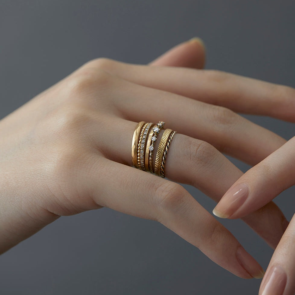 Homespun Rings | Satomi Kawakita Jewelry
